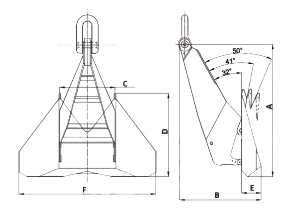 Offshore Stevin MK6 Anchor - Marine Anchor - Hi-Sea Stocks