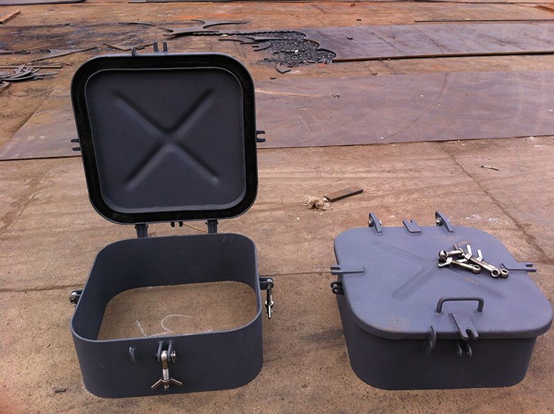 830*830 Steel Weathertight Hatch Cover - Marine Hatch Cover - Hi-Sea Stocks