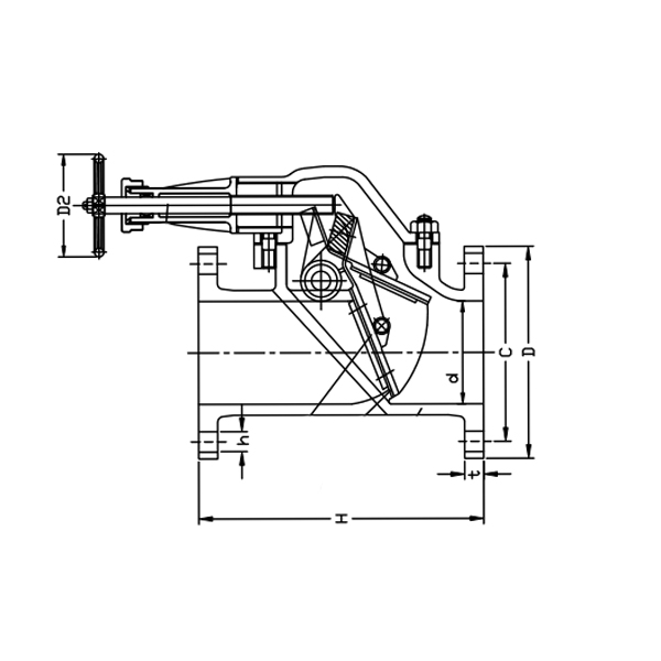 JIS F3060 100A 5K Vertical Storm Valve - JIS Marine Valve - Hi-Sea Stocks