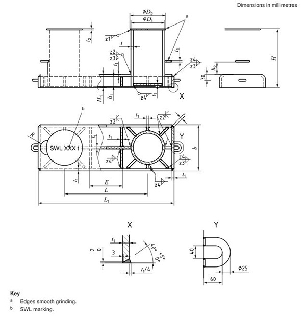 Double Bollard SWL 90T for Mooring - Marine Bollard - Hi-Sea Stocks