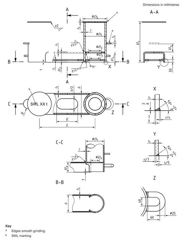 Double Bollard SWL 90T for Towing - Marine Bollard - Hi-Sea Stocks