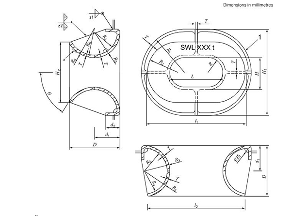Bulwark-Mounted Chock SWL 90T - Marine Chock - Hi-Sea Stocks