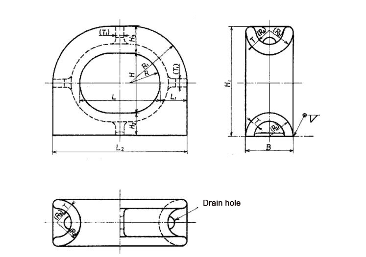 JIS F 2005-1975 Closed Chock - Marine Chock - Hi-Sea Stocks