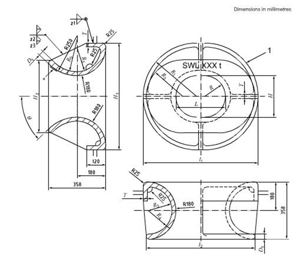 ISO13728 Panama Chock - Marine Chock - Hi-Sea Stocks
