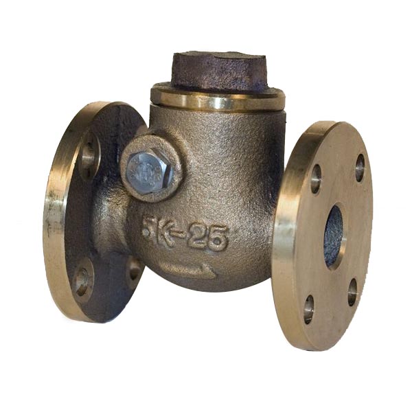 JIS F7371 25A Cast Tin Bronze Swing Check Valve - JIS Marine Valve - Hi ...