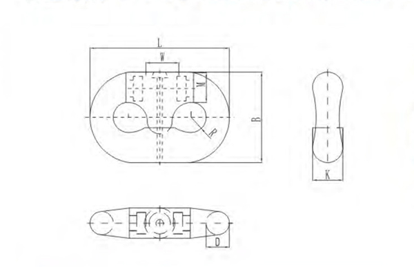 C Type Detachable Link - Marine Shackle - Hi-Sea Stocks