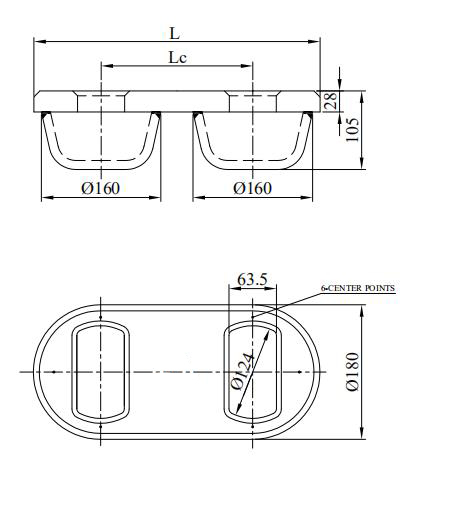 Container Transversal Double Flush Socket - Container Fixed Fitting ...
