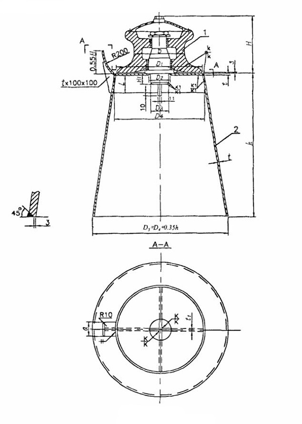 CB T436-2000 Single Roller Fairlead with cleat Type A - Marine Fairlead ...