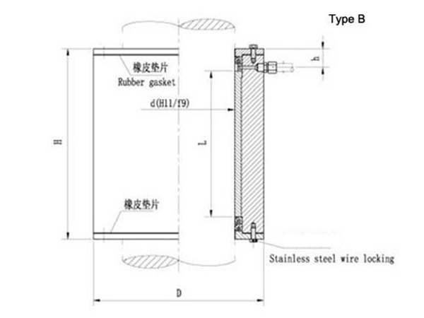 B Gliding Watertight Lower Rudder Bearer CB*790-87 - Marine Rudder ...
